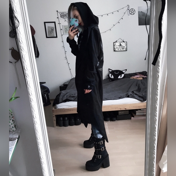 Killstar | Jackets & Coats | Killstar Maleficium Hoodie Cloak Long ...